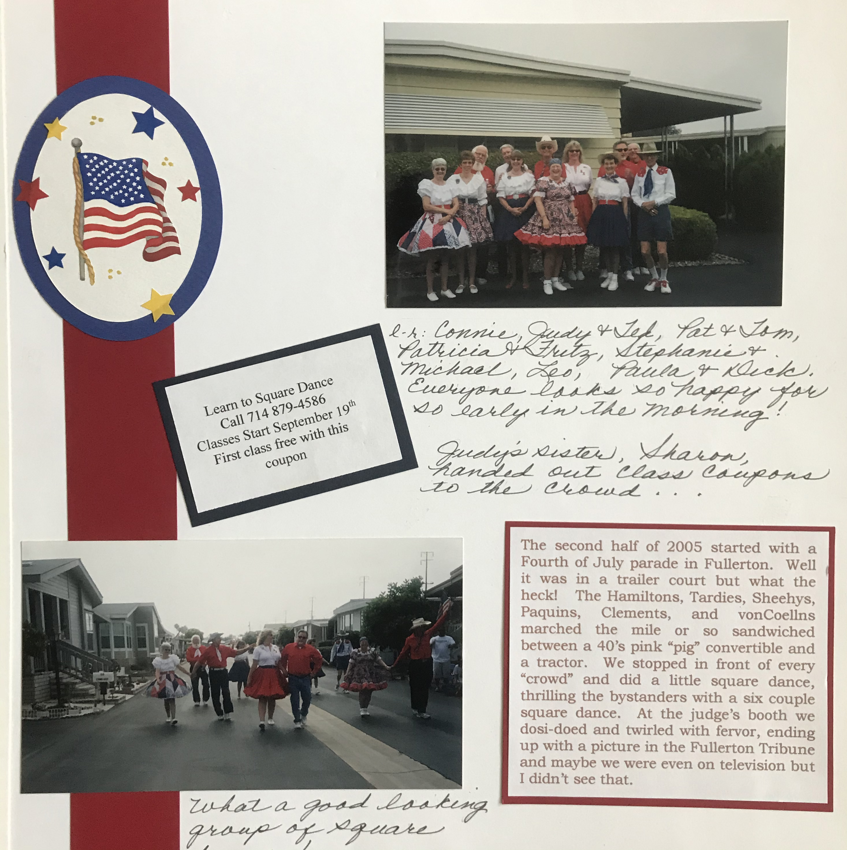 Dance in 4th of July Parade – Ichabod Square Dance Club, Orange County ...